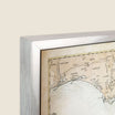 FRAMED MAP OF FLORIDA – Royale Maps Cartography