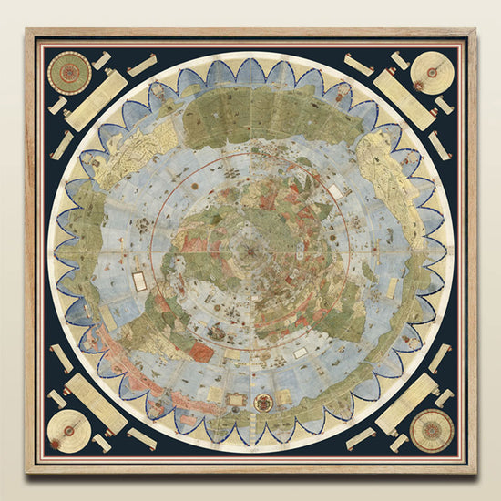 Urbano Monte's 1587 World Map. – Royale Maps Cartography