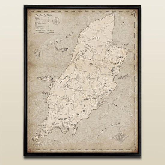 MAP OF ISLE OF MAN – Royale Maps Cartography