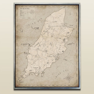MAP OF ISLE OF MAN – Royale Maps Cartography